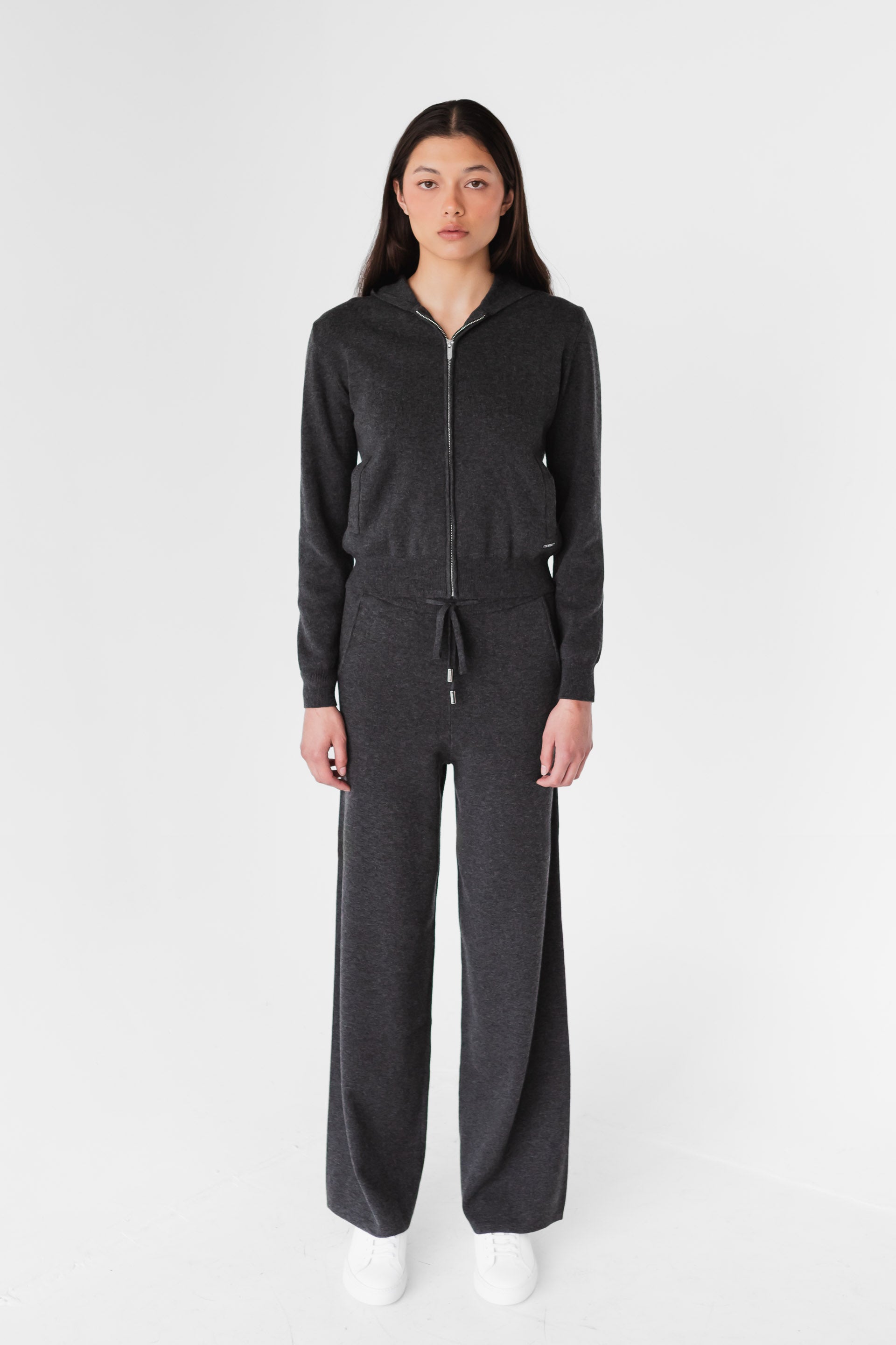 ECRUE Wool Cotton Charcoal Gray Jacket | Mazden